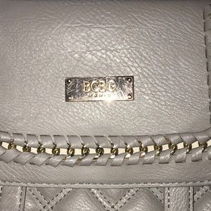 BCBG | Bags | Bcbg Grey Satchel | Poshmark